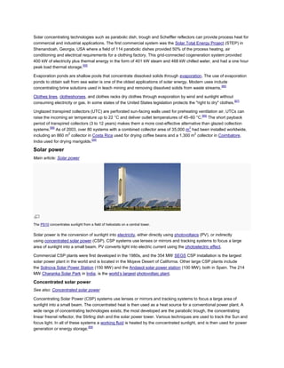 Energy from the sun | DOCX | Gardening | Home & Garden