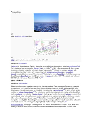 Energy from the sun | DOCX | Gardening | Home & Garden