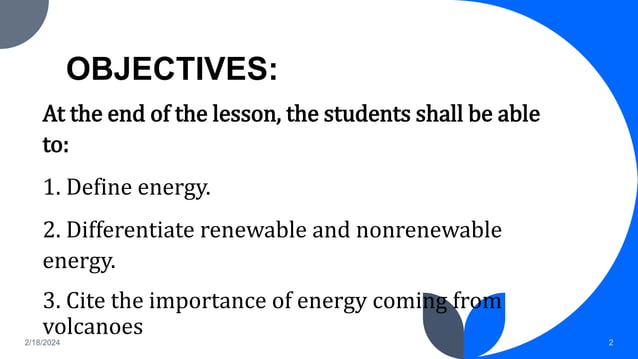 ENERGY FROM VOLCANOES (EARTH SCIENCE).pptx | Geology | Science