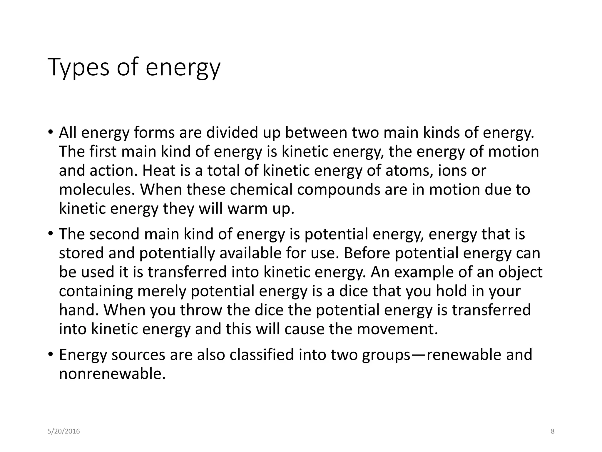 Energy from water | PPTX