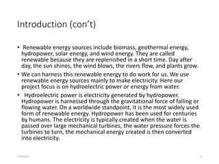 Energy from water | PPTX