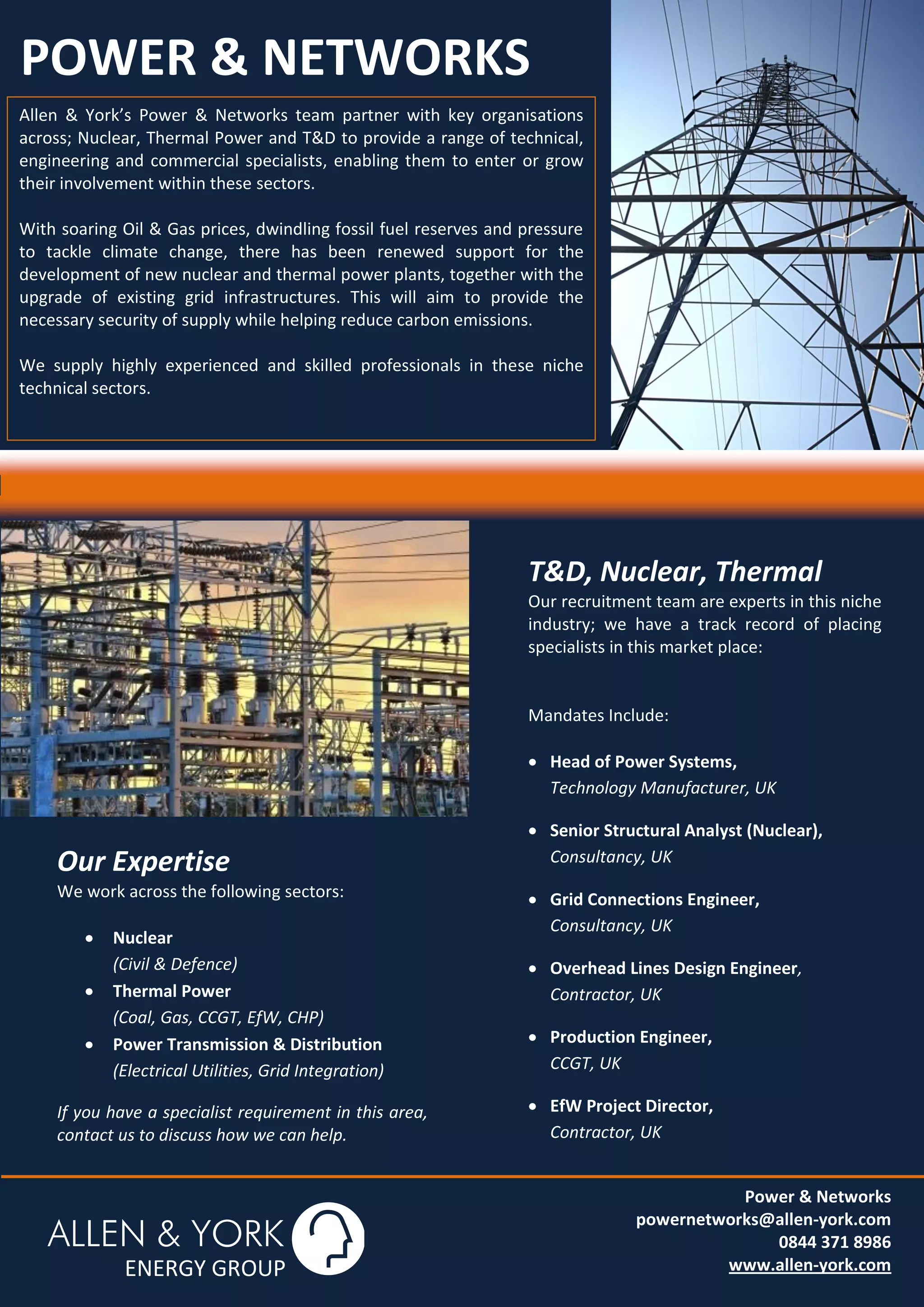 Energy group brochure | PDF