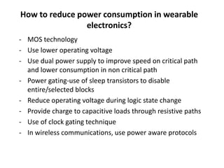 Energy harvesting and storage system for wearable devices | PDF