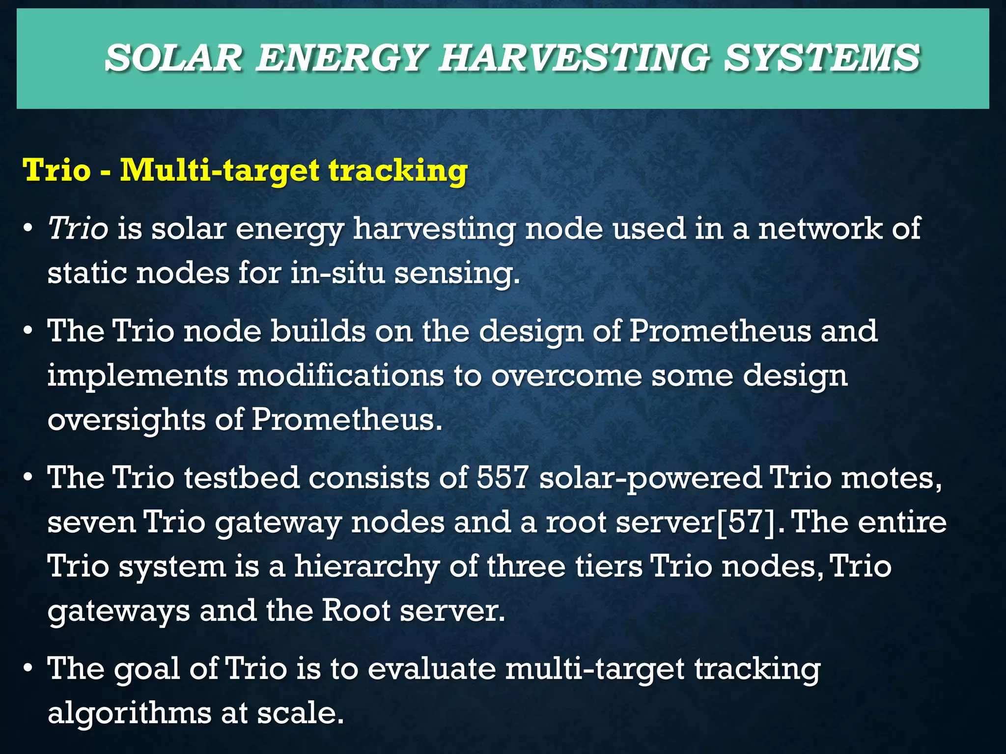 Energy harvesting sensor nodes | PPT | Free Download
