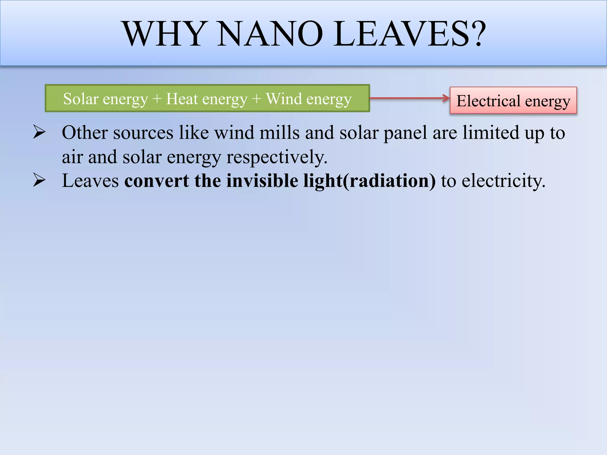 Energy harvesting tree | PPTX