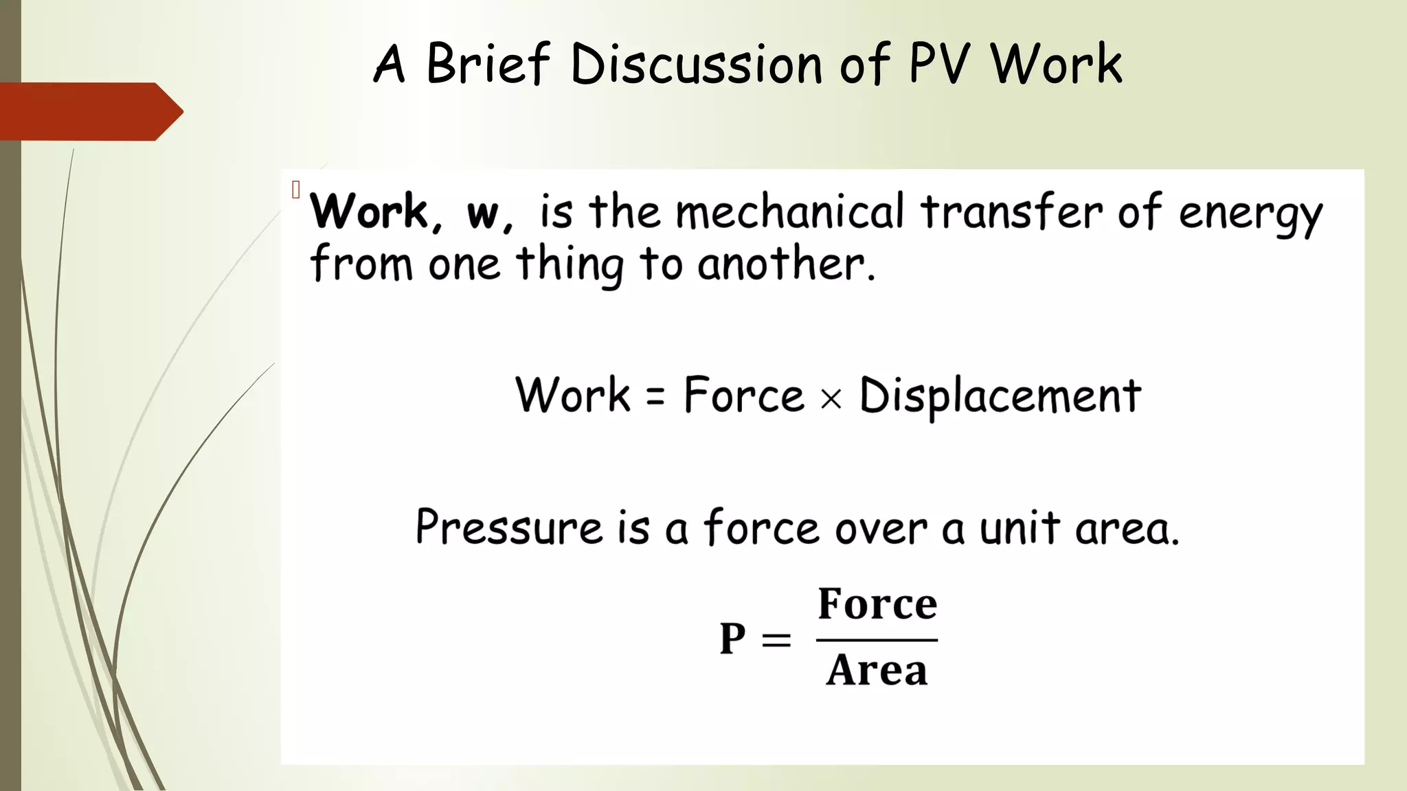 Energy, Heat and Work | PPT