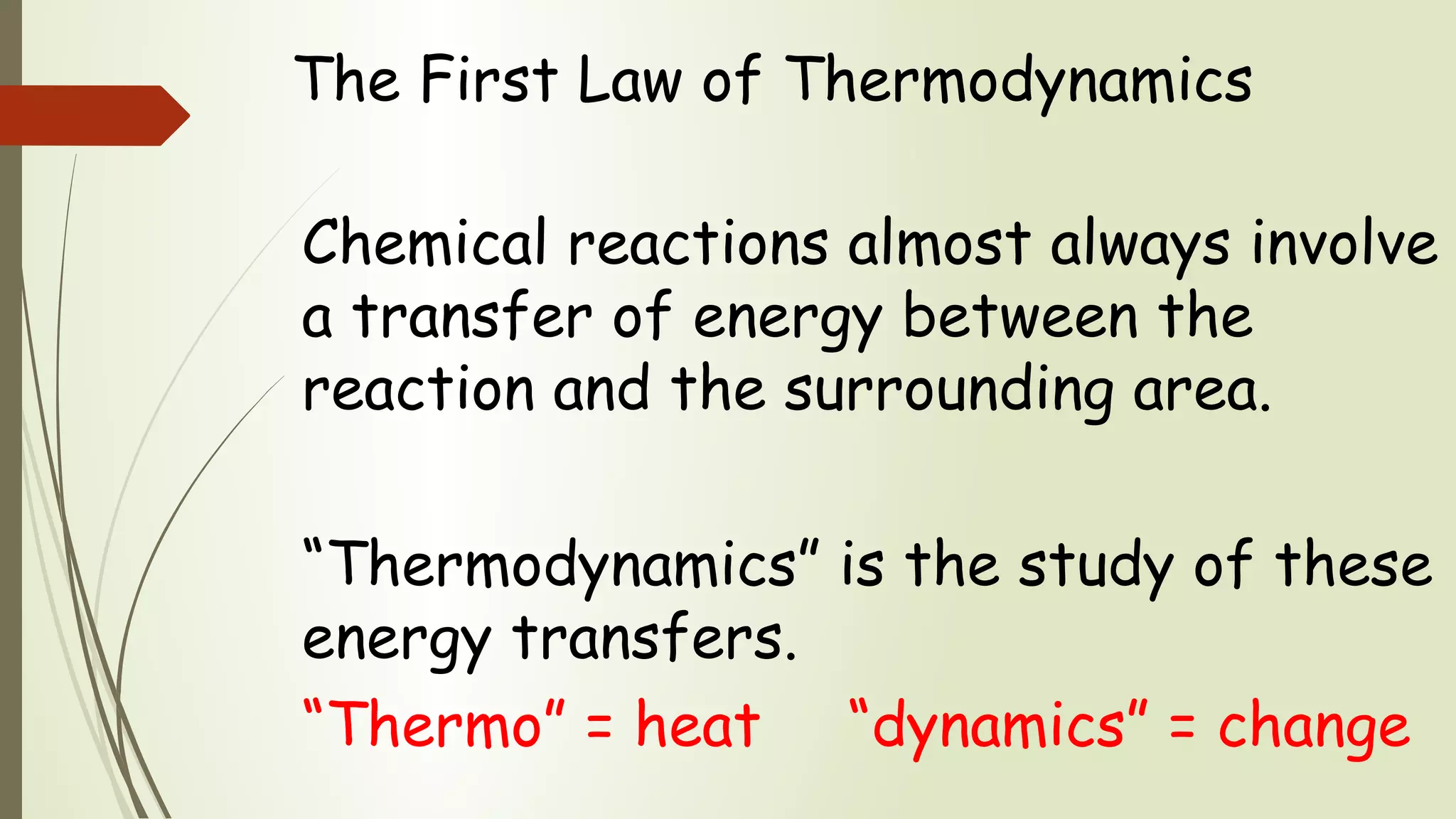 Energy, Heat and Work | PPT