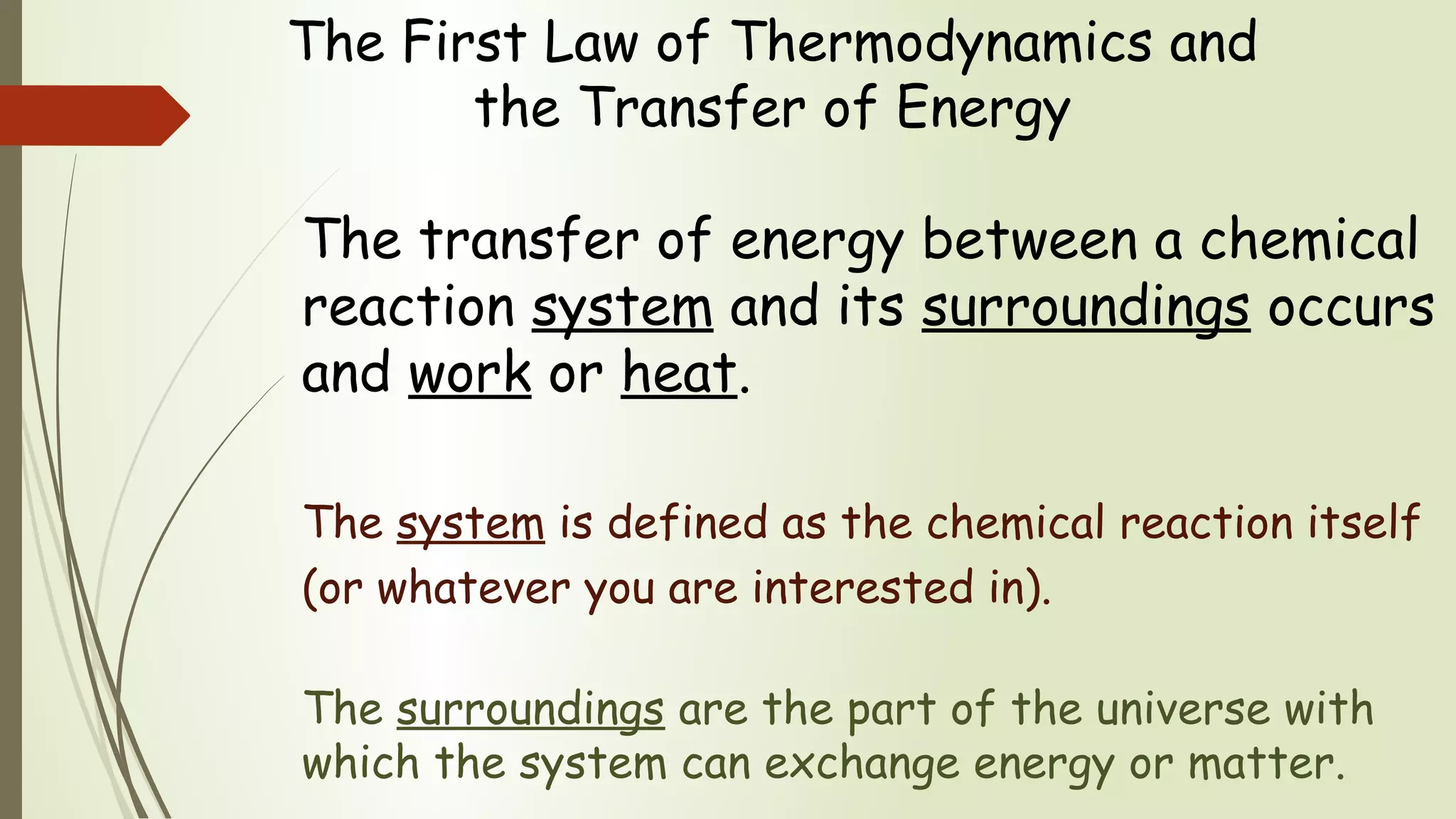 Energy, Heat and Work | PPT
