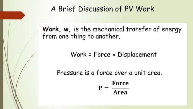 Energy, Heat and Work | PPT | Chemistry | Science