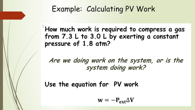 Energy, Heat and Work | PPT | Chemistry | Science