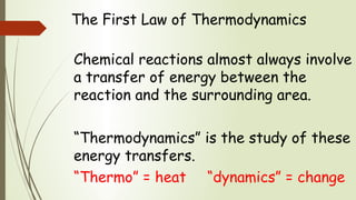 Energy, Heat and Work | PPT