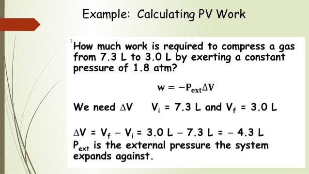 Energy, Heat and Work