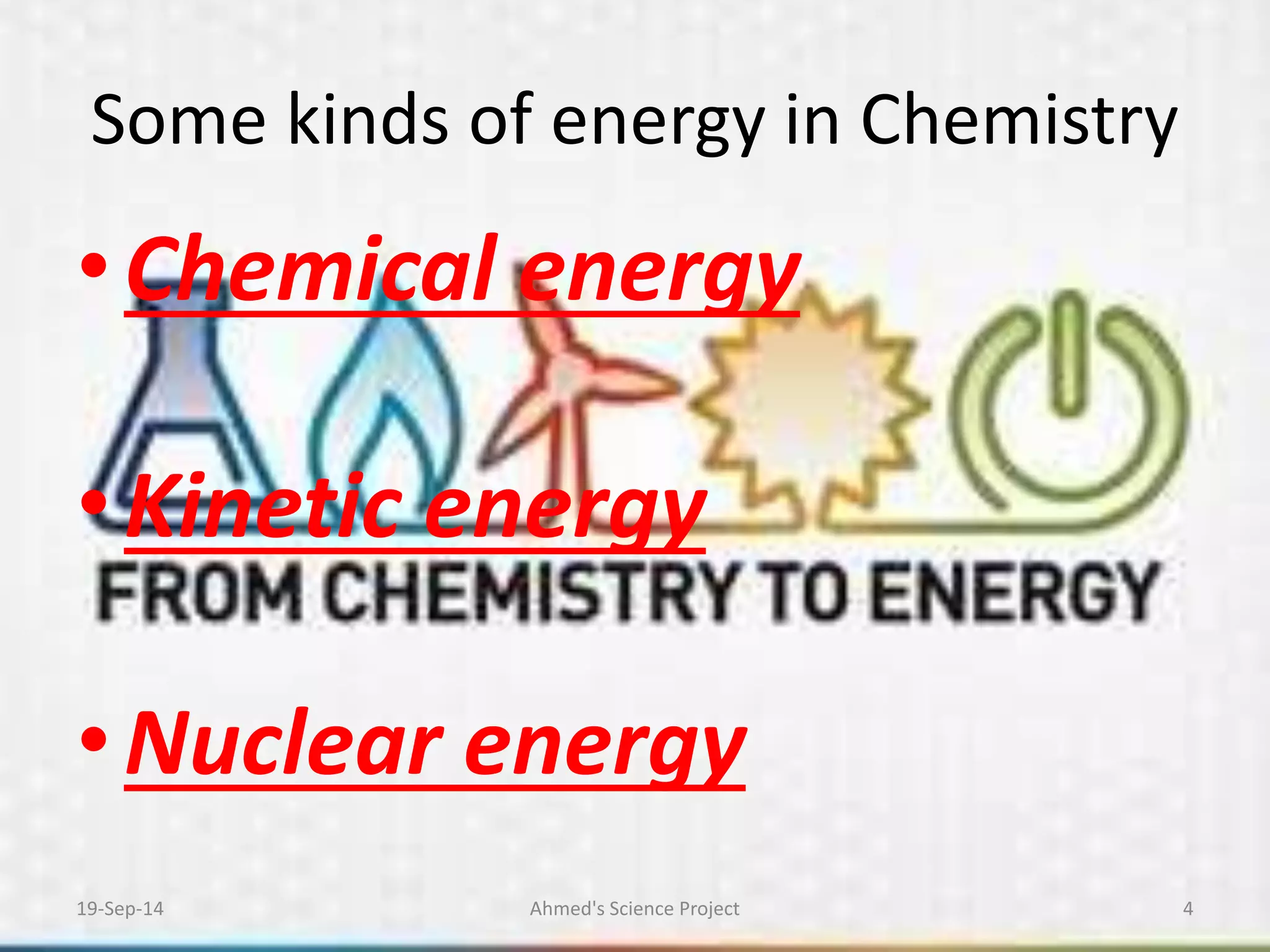 From Chemistry to Energy | PPTX