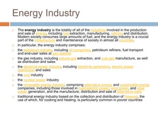 Energy industry overview | PPTX