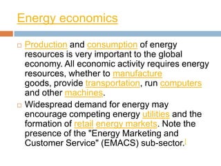 Energy industry overview | PPTX