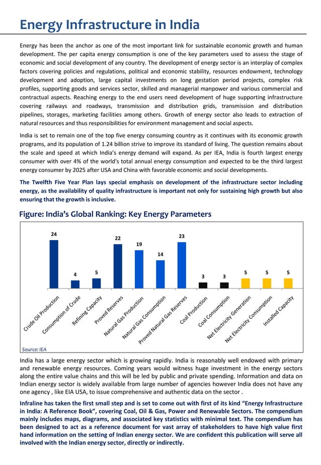 Energy Infrastructure in India : A Reference Book | PDF | Power and ...