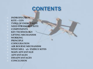 Energy kite for wind energy | PPT | Free Download
