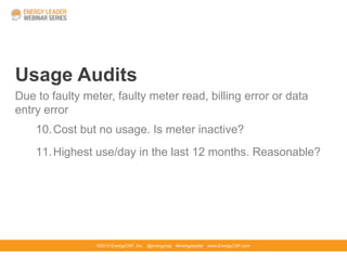 Utility Bill Auditing | PPTX