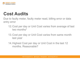 Utility Bill Auditing | PPTX
