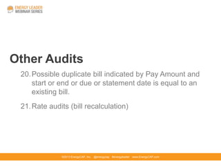 Utility Bill Auditing | PPTX