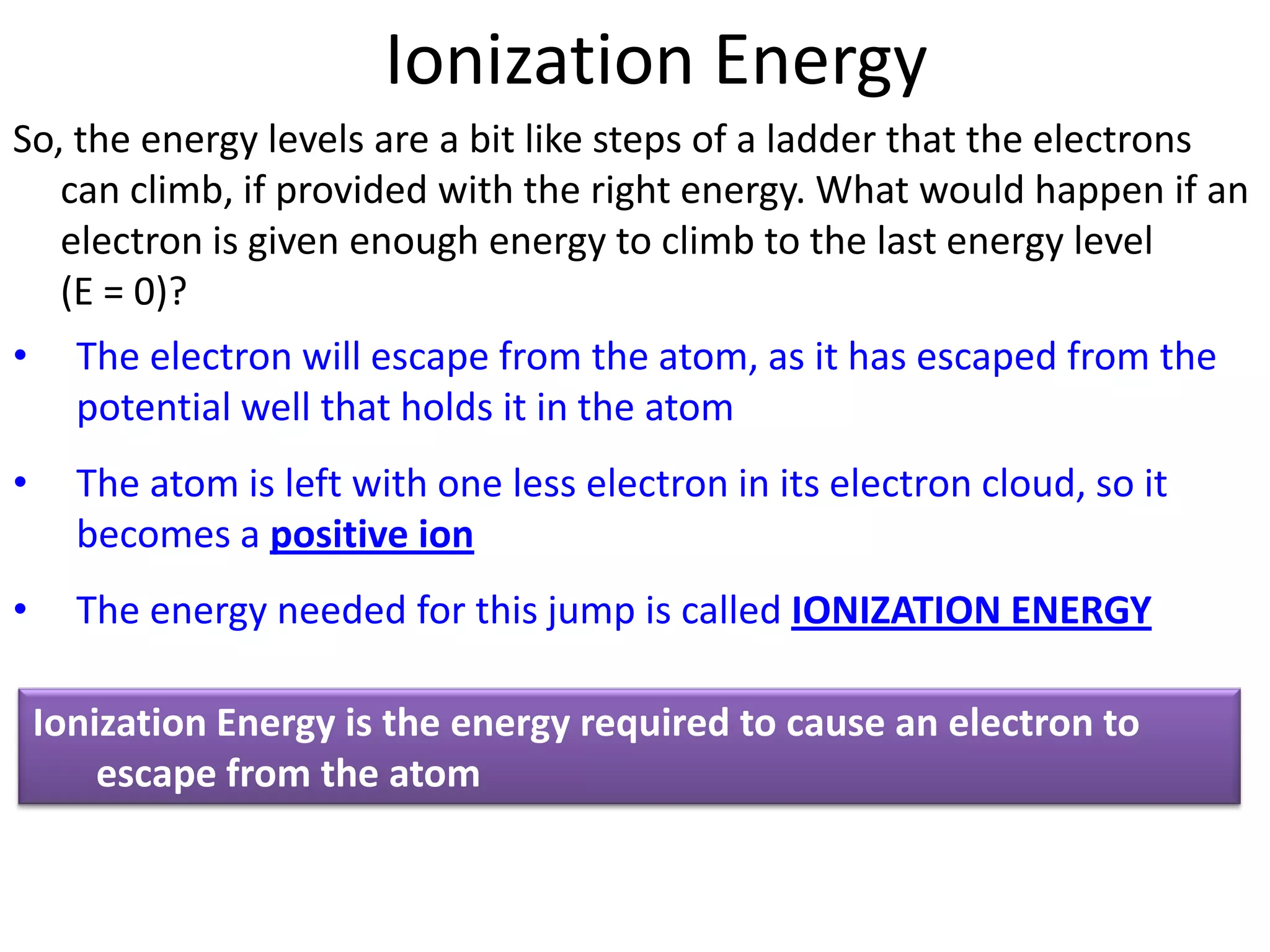 Energy levels and absorption spectra | PPTX