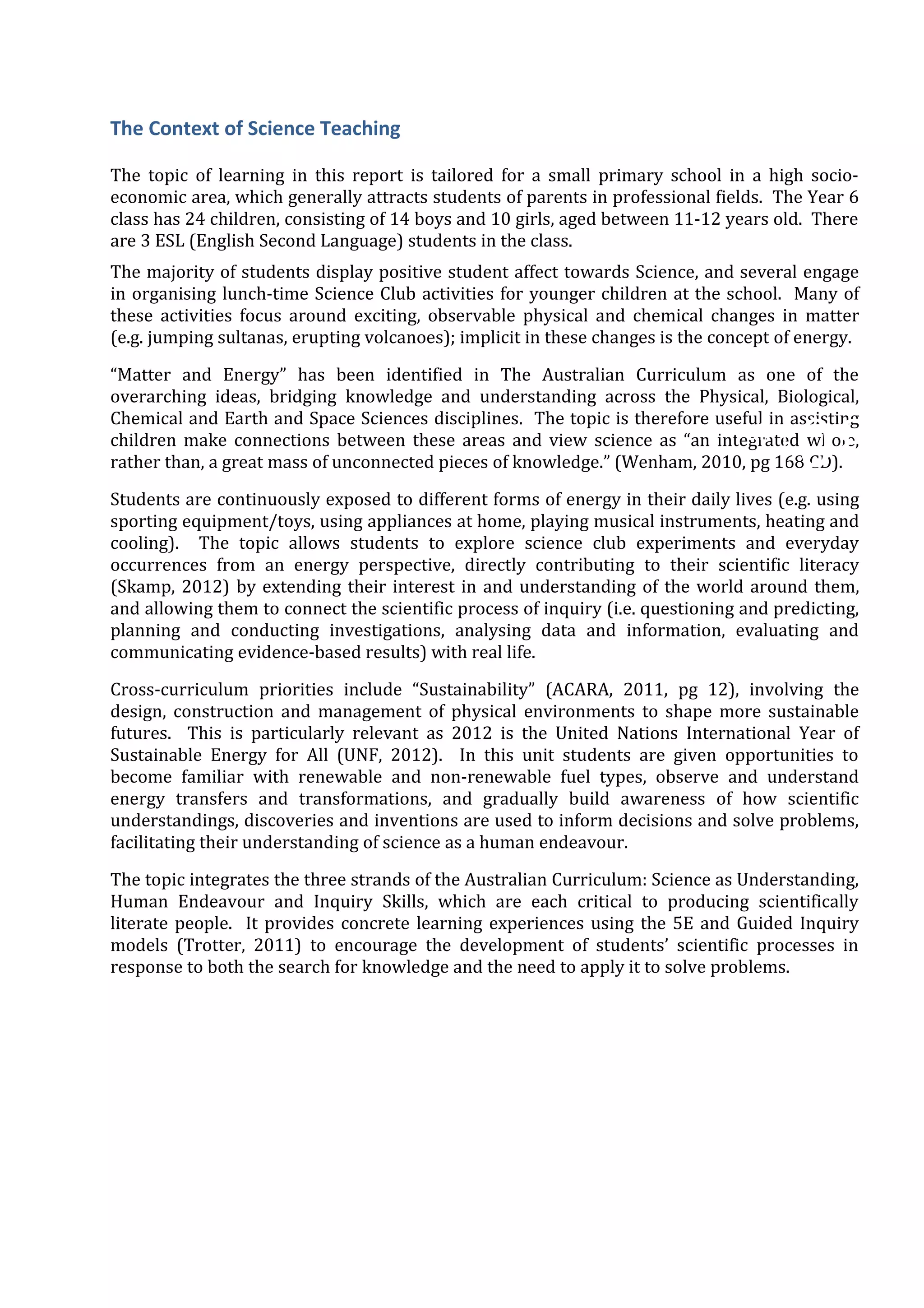 Energy Lesson Plans | DOC