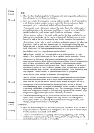 Energy Lesson Plans | DOC | Educational Assessment | Education
