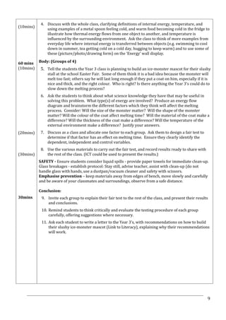 Energy Lesson Plans | DOC