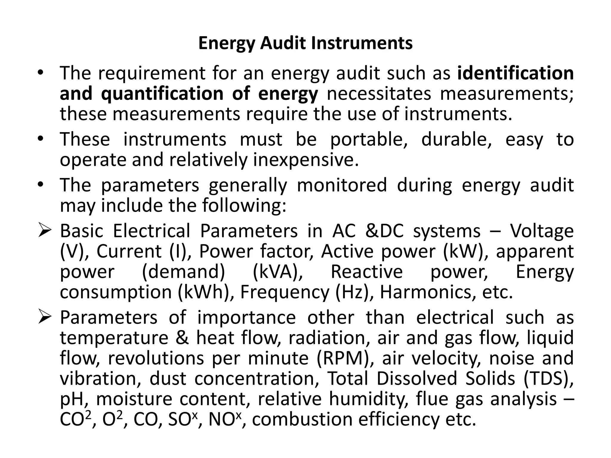 Energy management and audit | PPTX