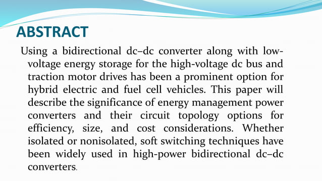 Energy management and power converters in EV.pptx | Green Vehicles | Auto Type