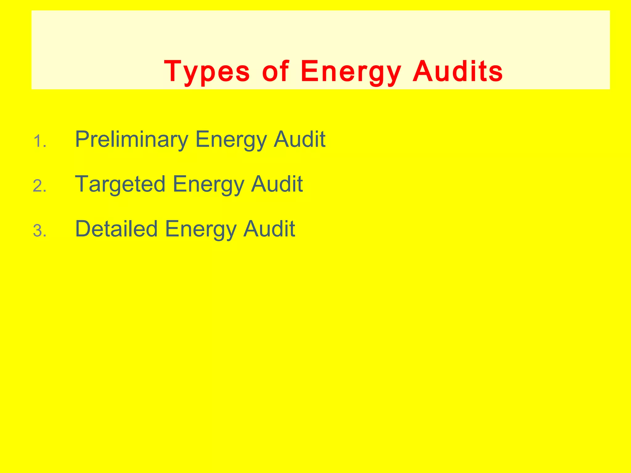 Energy management & audit | PPT
