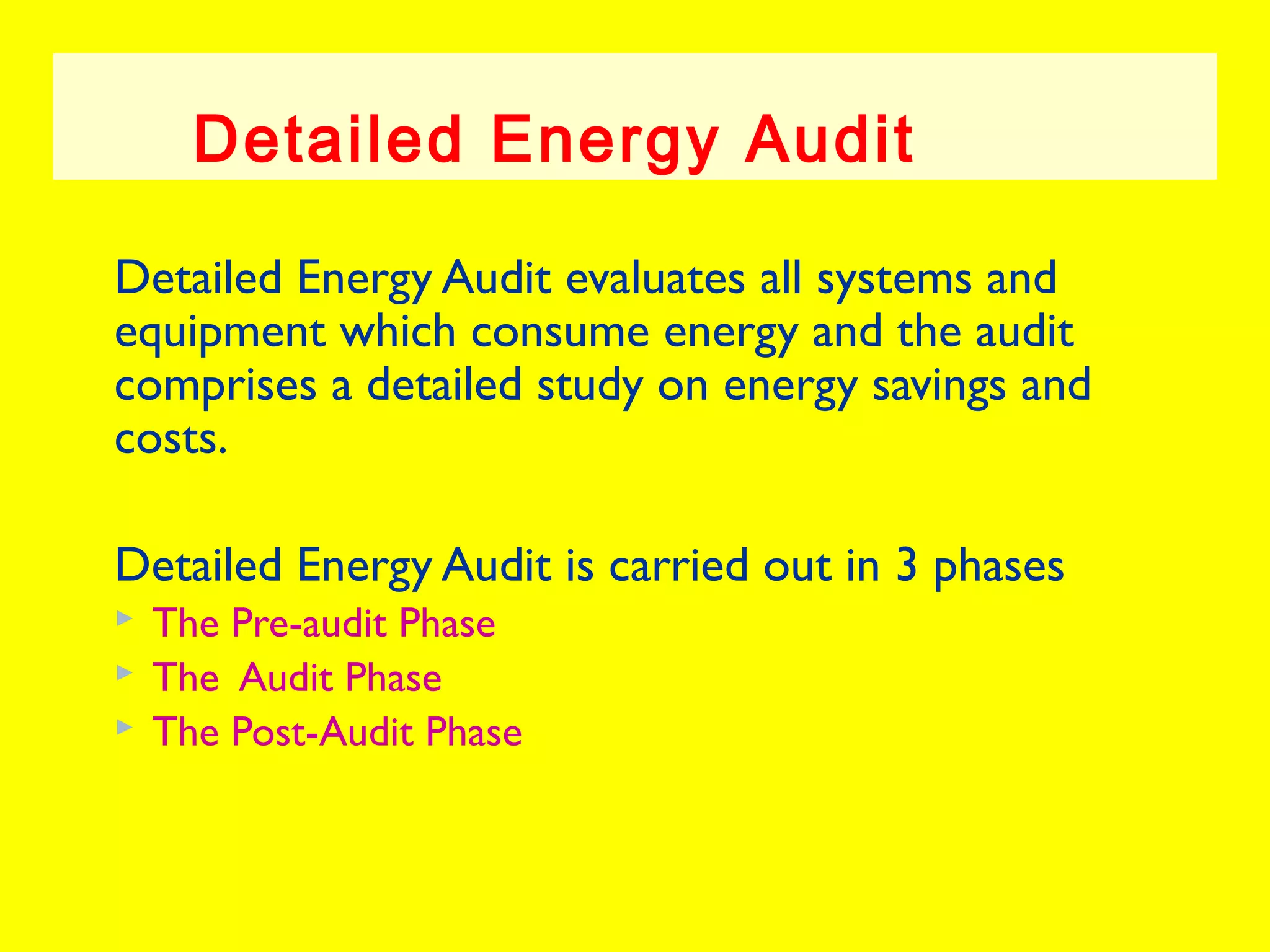 Energy management & audit | PPT