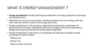 Energy management ppt | PPT