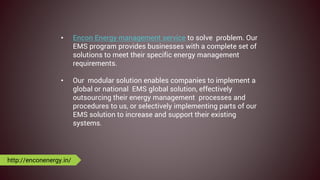 Energy management services | PPTX