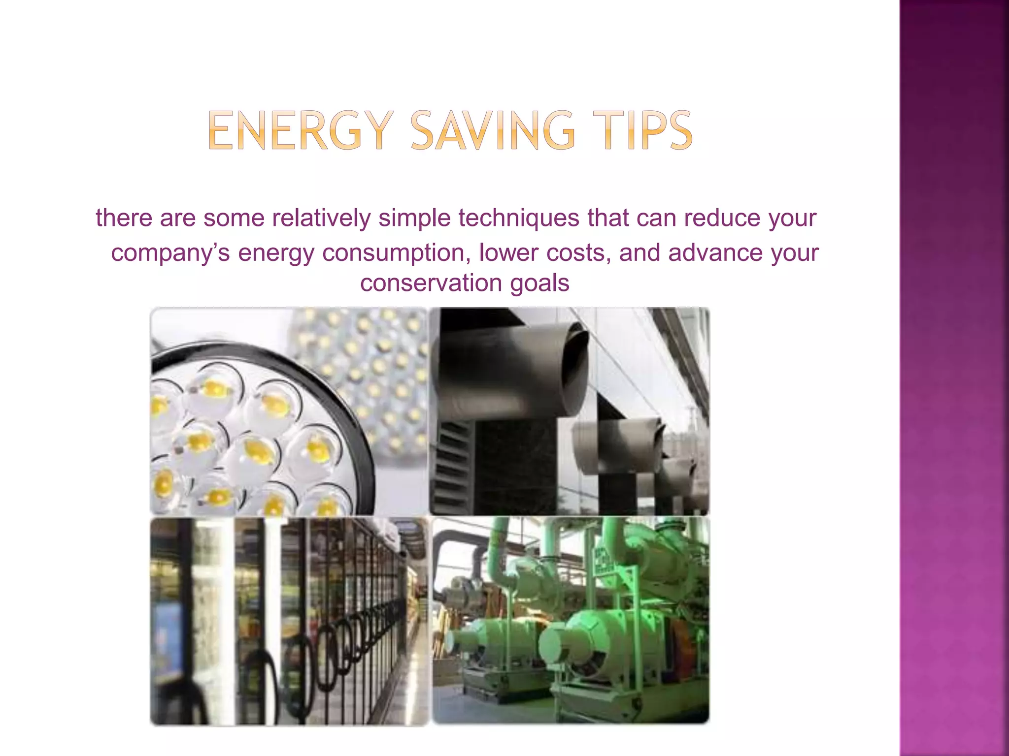 Energy management techniques | PPTX