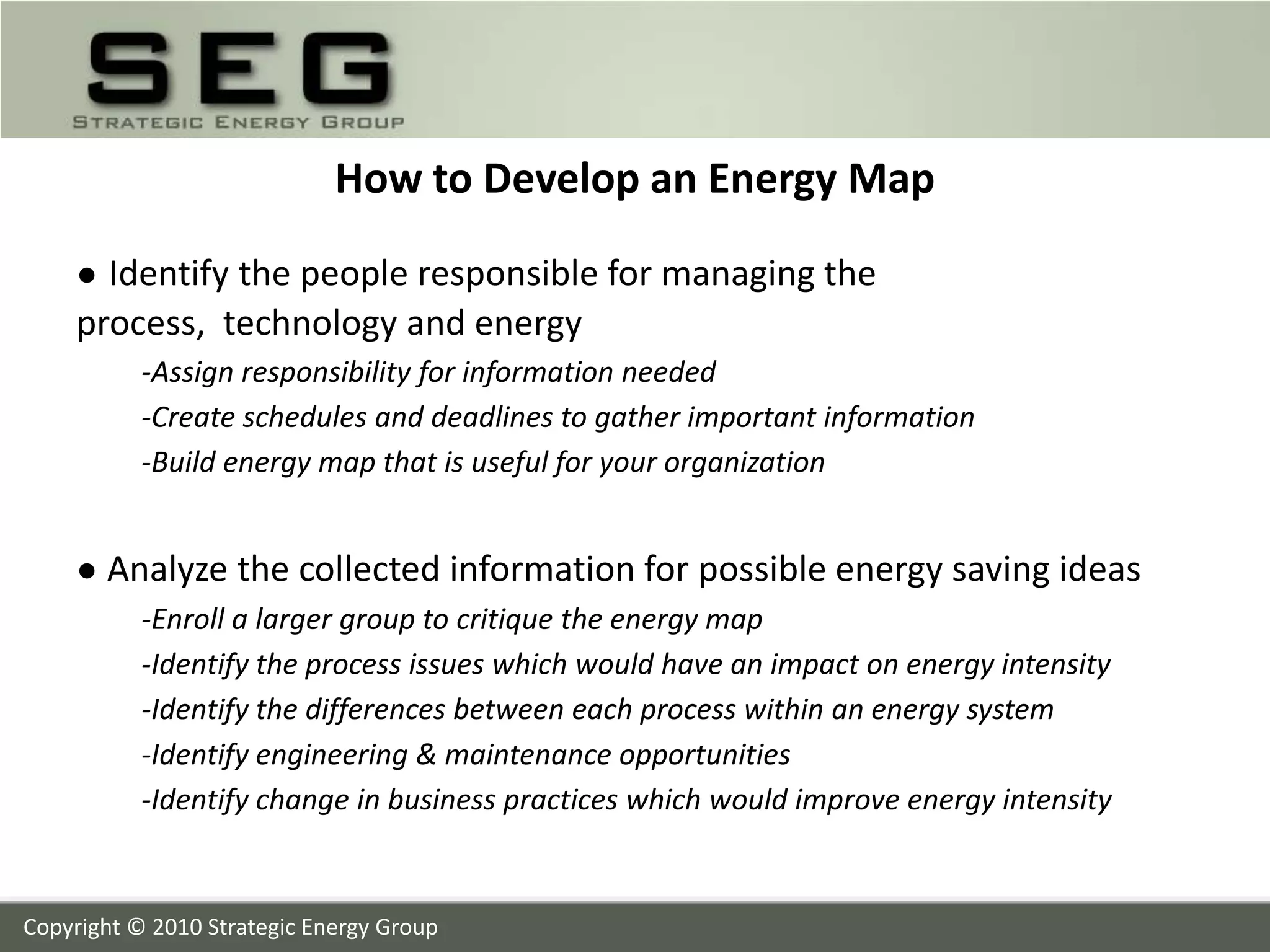 Energy Mapping | PPTX