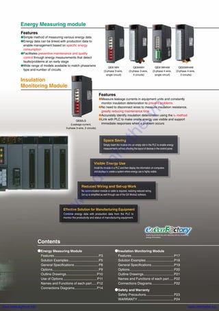 Energy measuring insulation monitoring programmable controller melsec-q ...