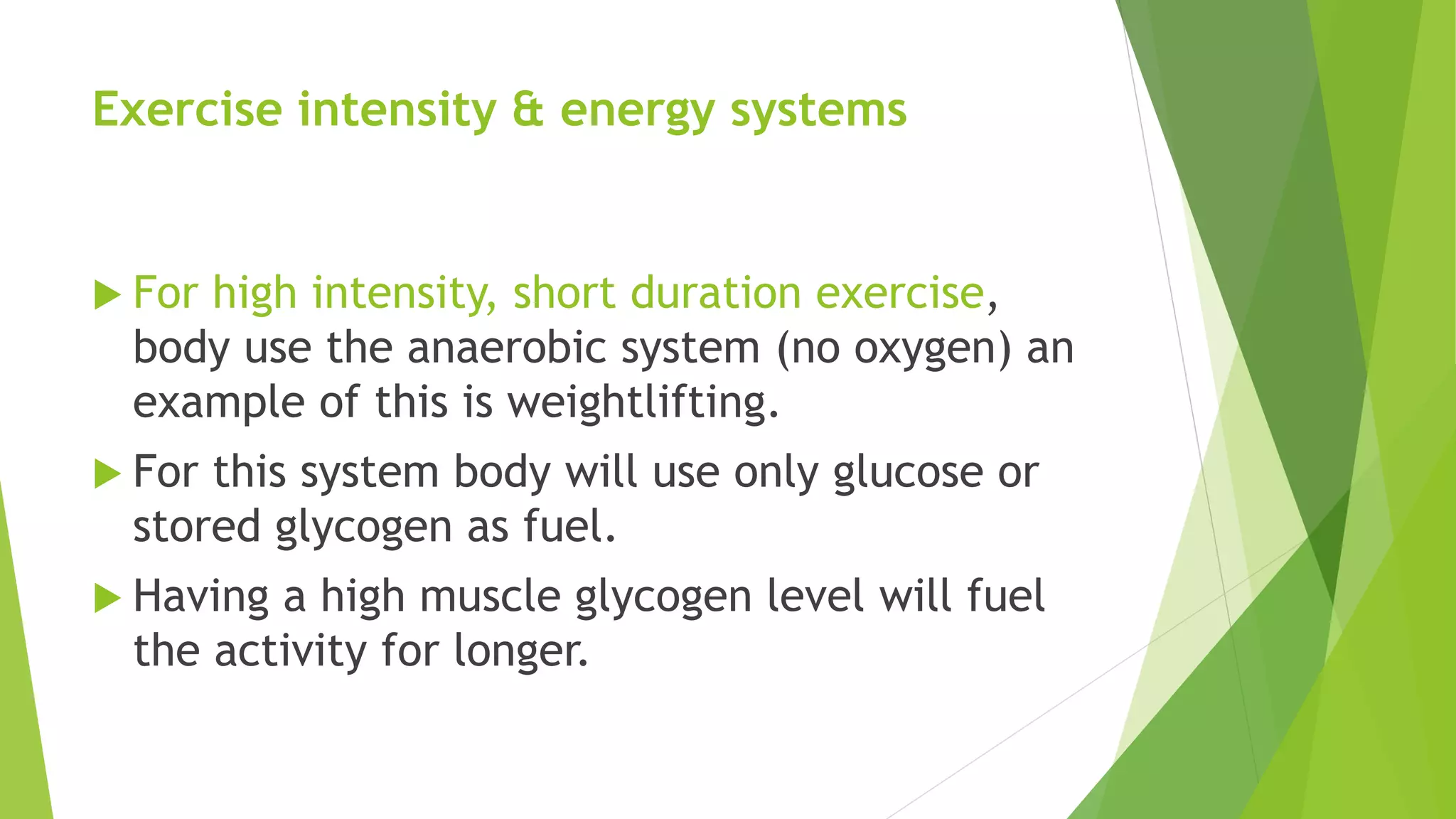 Energy metabolism in sports nutrition | PPTX