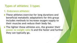 Energy metabolism in sports nutrition | PPTX
