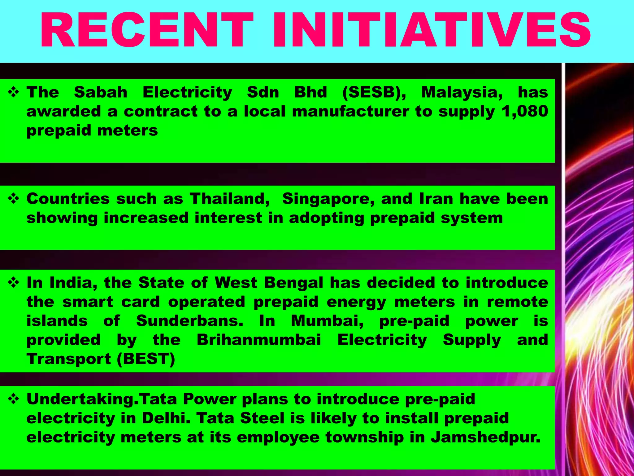 Pre paid Energy meter | PPTX
