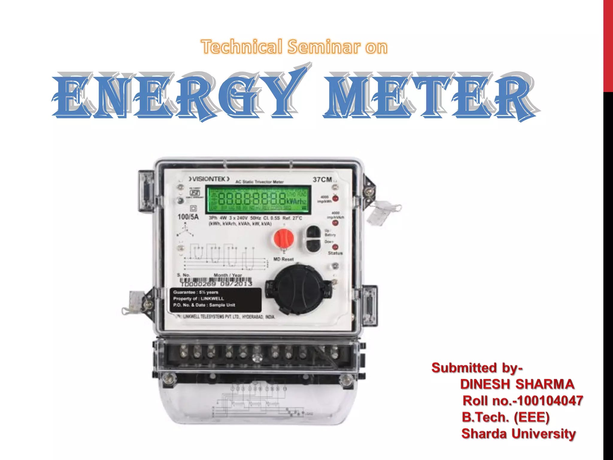 Energy meter | PPT