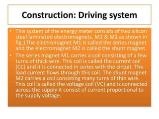 Basic electronics electrical and engineering Energy Meter.pptx