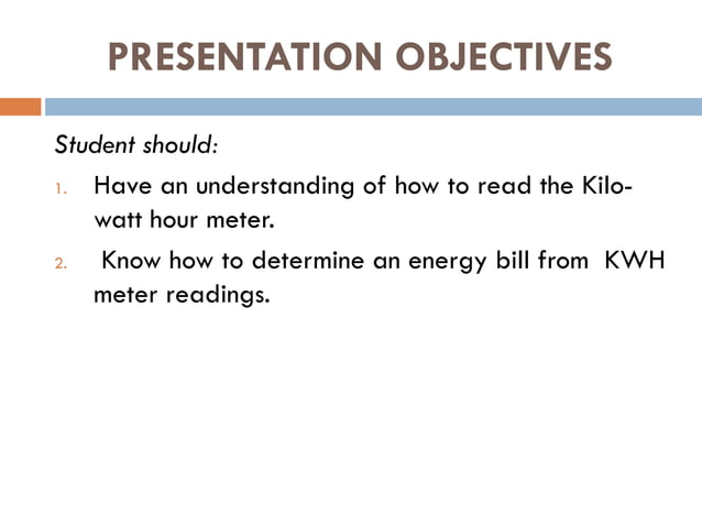 Energy meter presentation | PDF