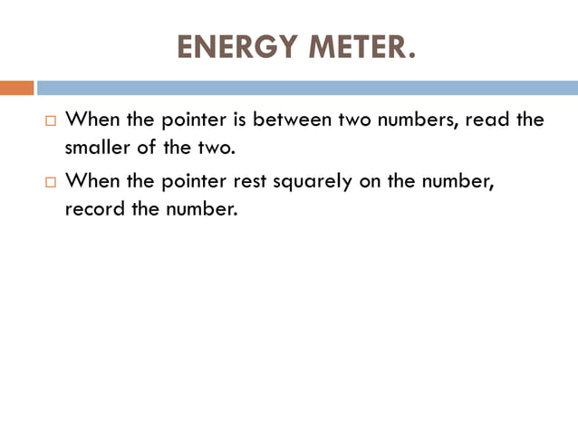 Energy meter presentation | PDF