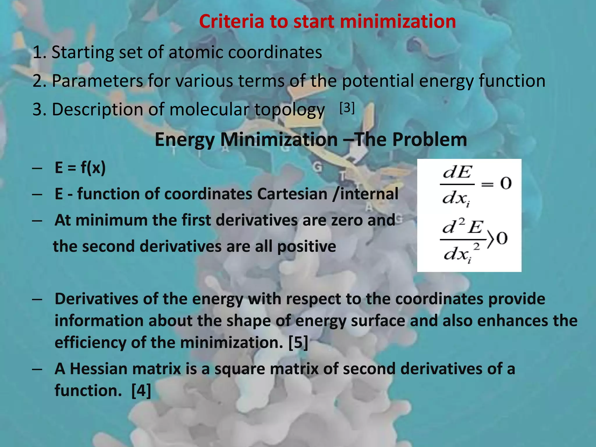 Energy minimization | PPTX