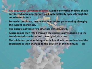 Energy minimization | PPTX