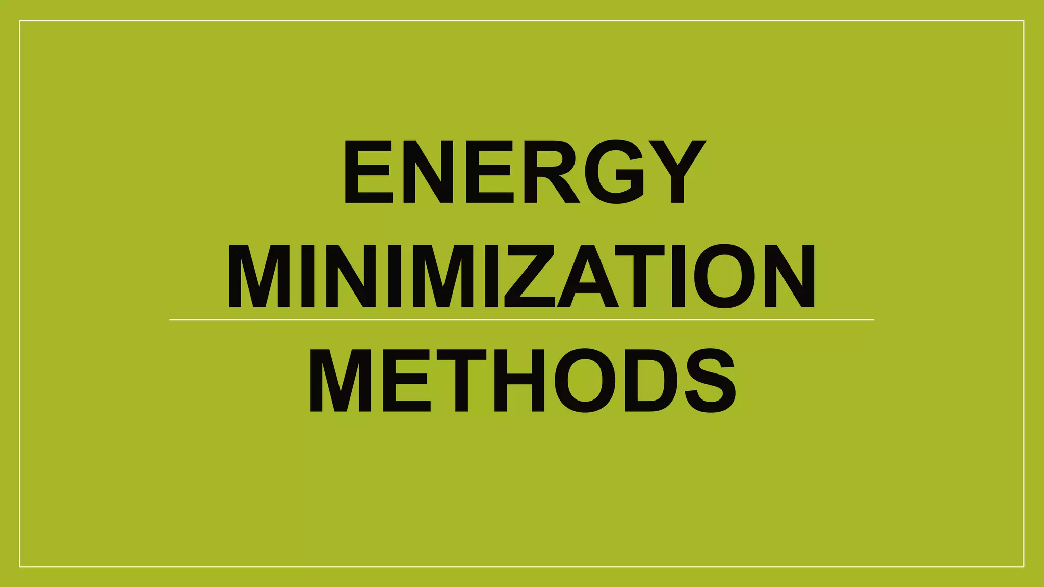 Energy Minimization Methods Pptx