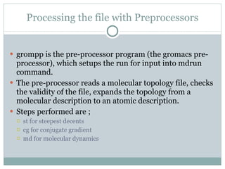 Energy Minimization Using Gromacs | PPT