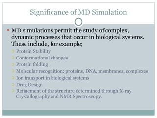 Energy Minimization Using Gromacs | PPT | Chemistry | Science