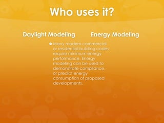 Energy modeling ppt | PPTX